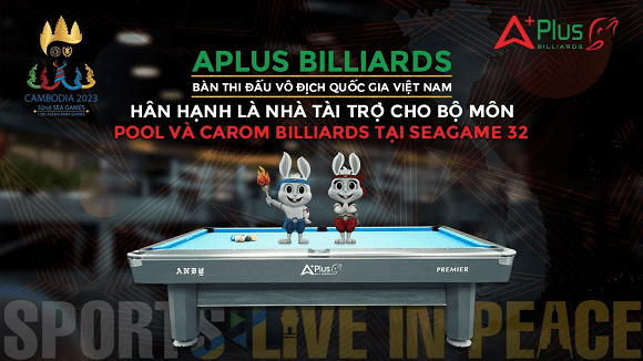Aplus Billiards Chính Thức Tài Trợ SEA Games 32 – Bàn Bida Việt Vươn Tầm Đông Nam Á